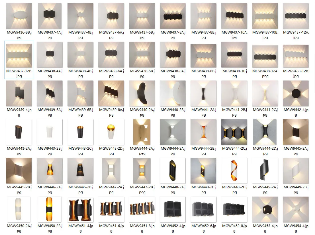 Aluminum Corridor Corner Wall Light Fittings Simple Nordic Art Deco Led ...