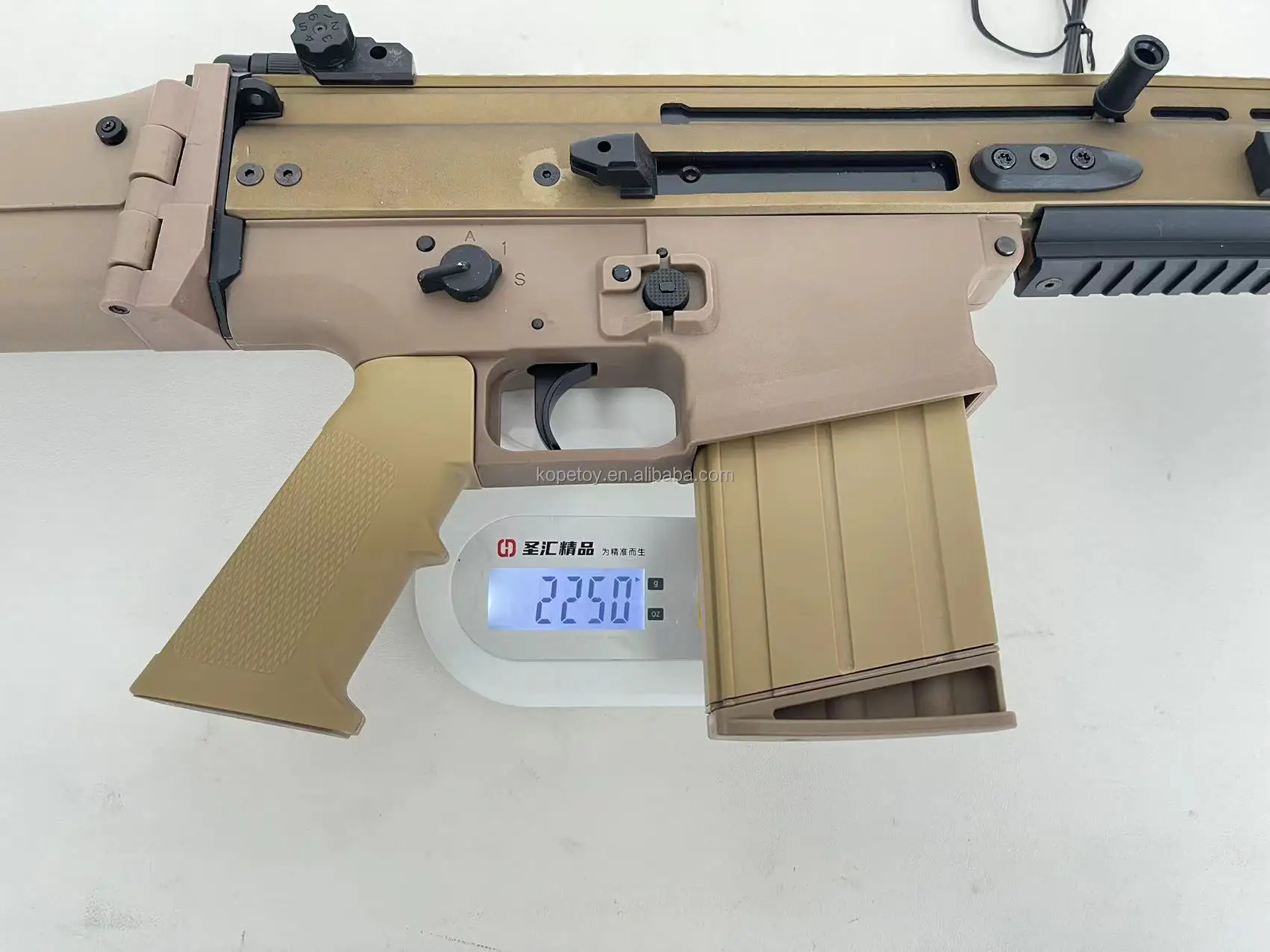 Kopetoy Mk Scar-l Chip Assault Rifle Metal Gear Toy Guns Gel Blaster ...