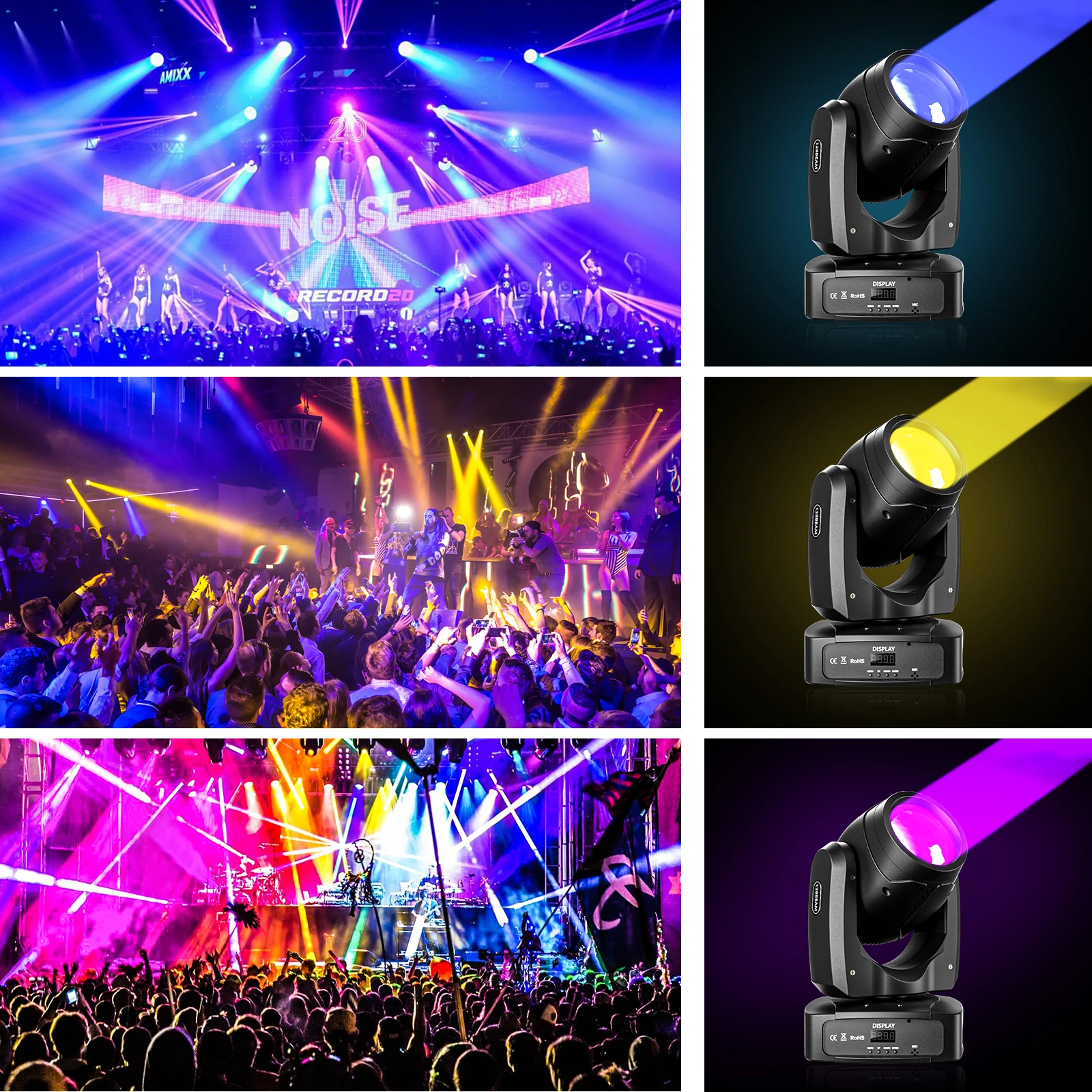 150W High Brightness LED Stage Lights for Bars & Clubs