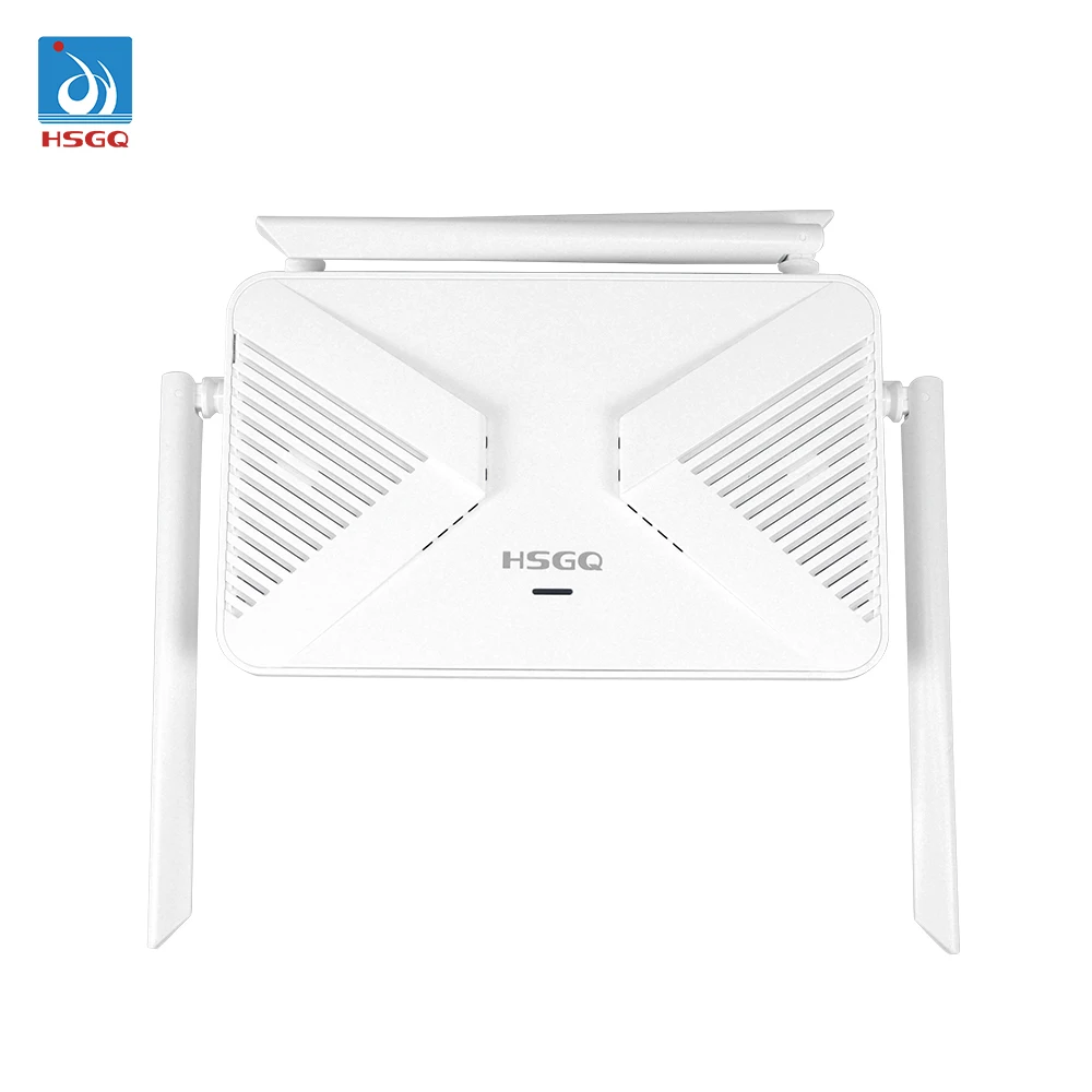 Hsgq-r1200 Top1 Fiber Router 4ge Rj45 1ge Wan+3ge Lan 2.4g 5g Dual Band ...