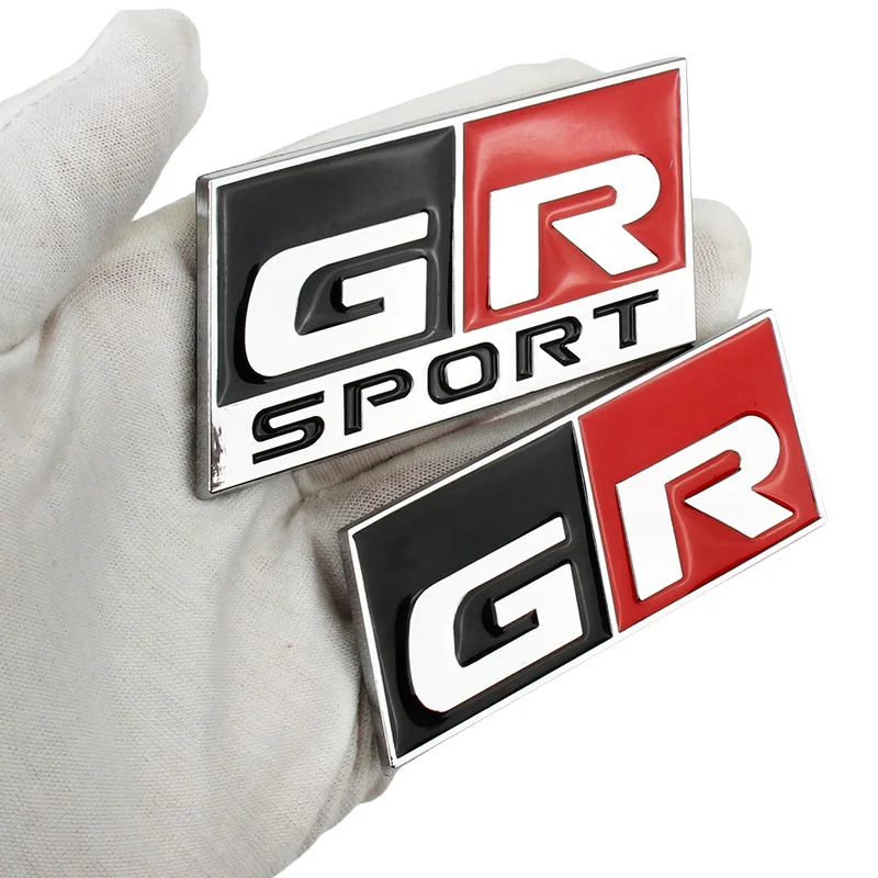 3d Metal Car Sticker Gr Sport Logo Badge Emblem Decal For Toyota - Buy ...