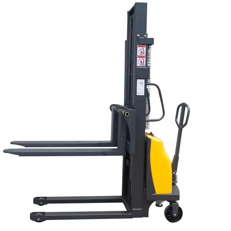 Foldable Hydraulic Material Lift Winch Stacker Wit Forklift With ...