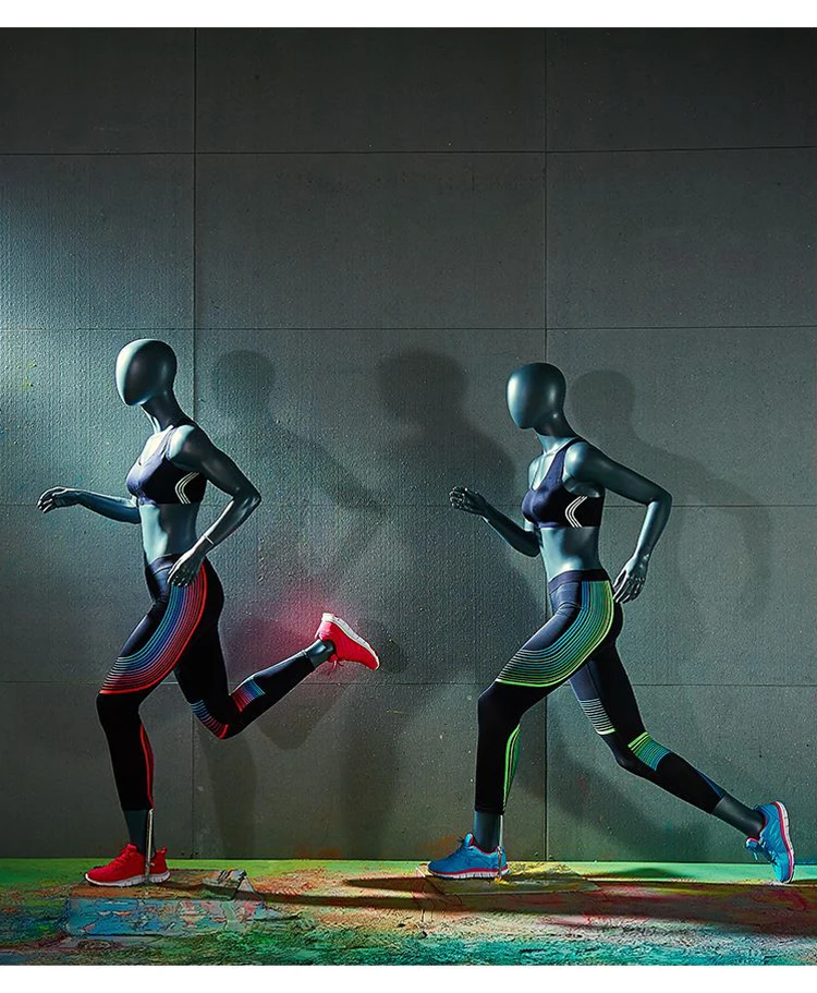 Sports Mannequin Muscular Mannequin Sports Running Muscular Male And ...