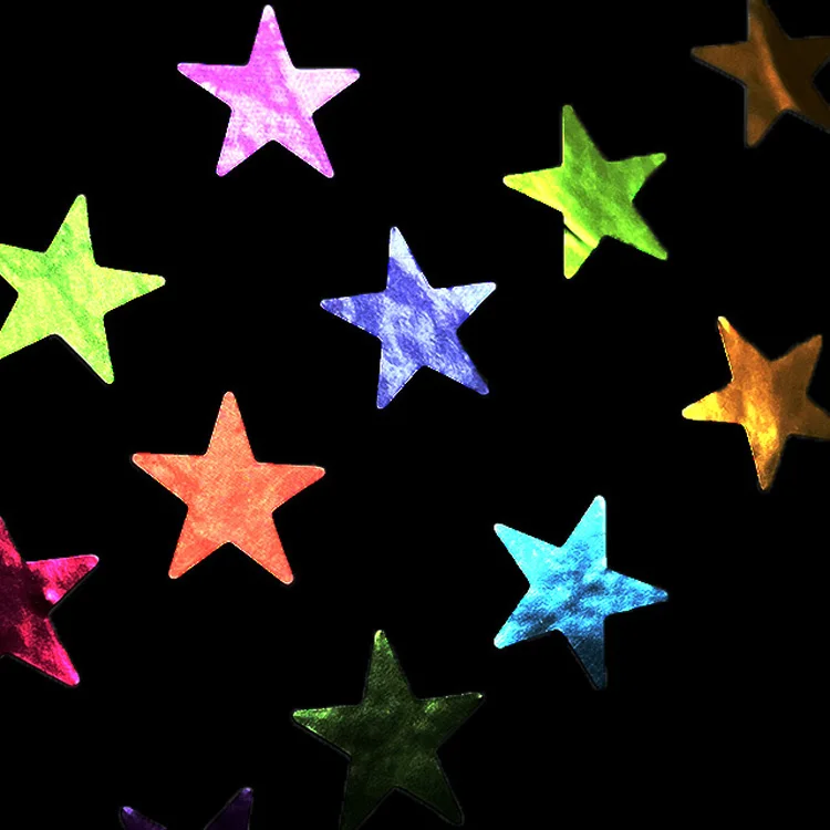 Custom Vinyl Shining Stars Sticker Printing Die Cut Sheet For Kids ...