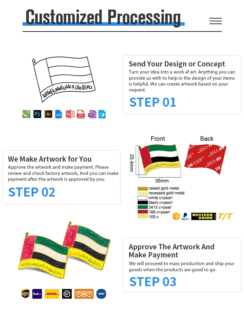 Custom Stickers - Gold and Silver Plated Badges for Phones