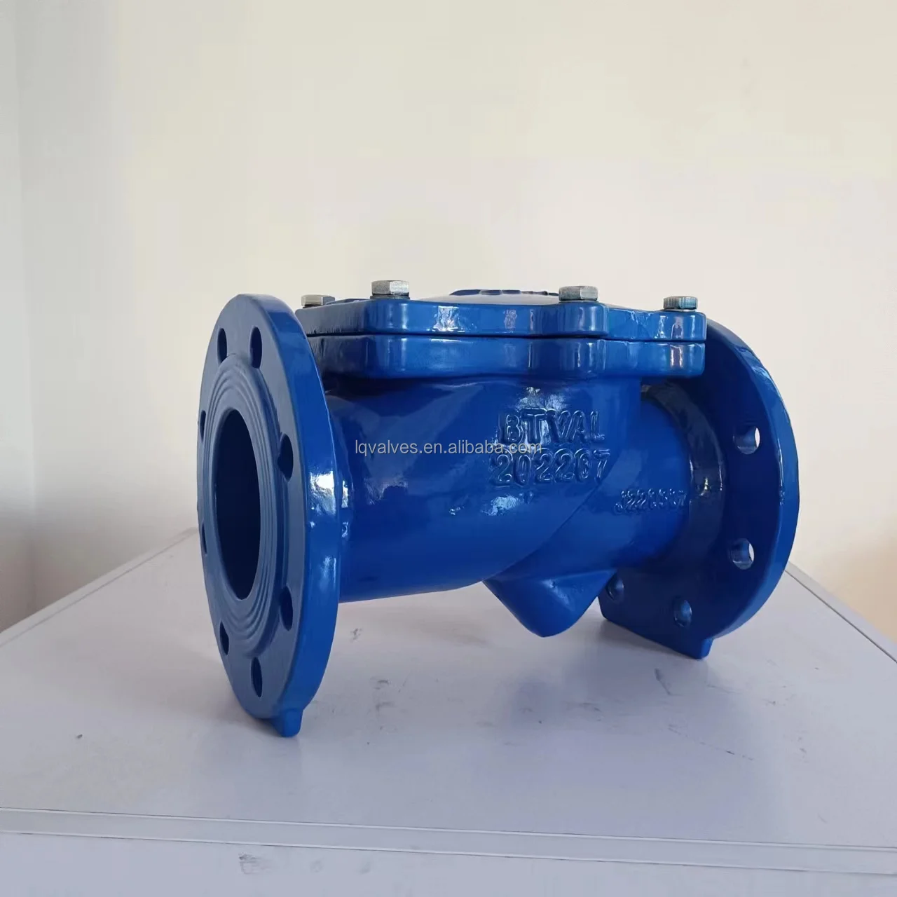 Rubber Flap Check Valve, H44X Swing Type Non-return Valve, Cast Iron ...
