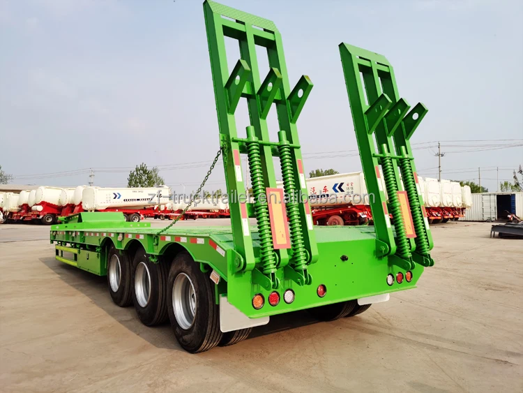 Multi Axles 18 Meter Long Lowbed Low Bed Semi Trailer In Namibia - Buy ...