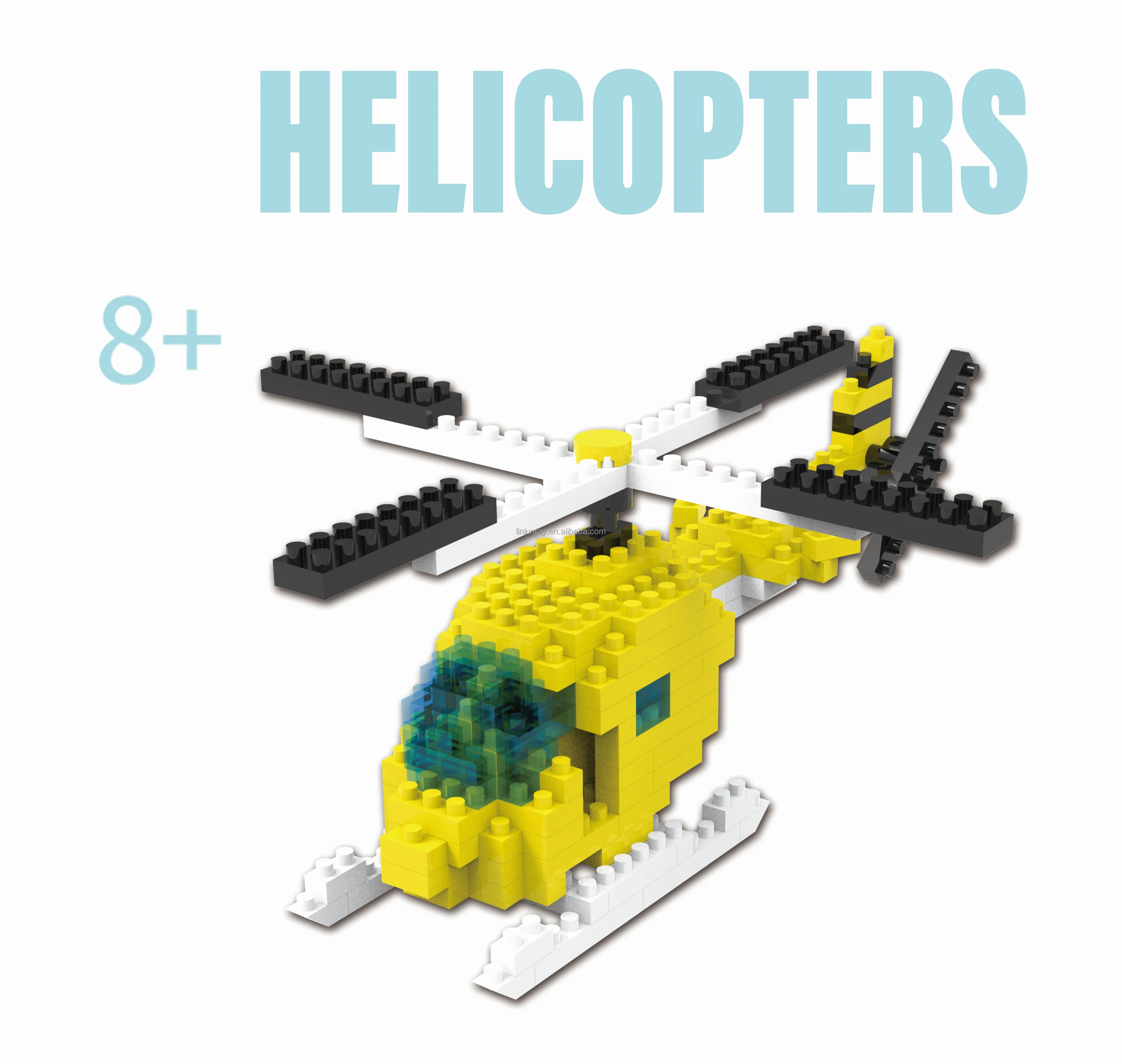 Wholesale Aircraft Series Diy Model Building Blocks Fighter Helicopter ...