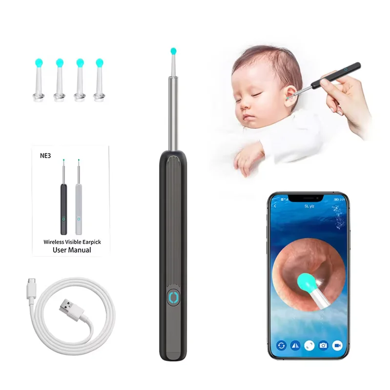 New Design Hd Intelligent Visual Ear Scoop Visible Luminous Ear Scoop ...