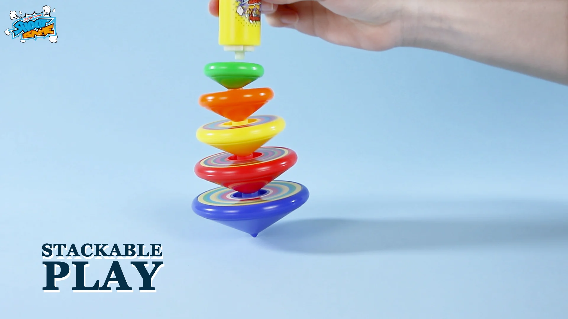 Stacking Colorful Cool Gyro Ufo Spinning Tops Gyroscope Novelty Bulk ...