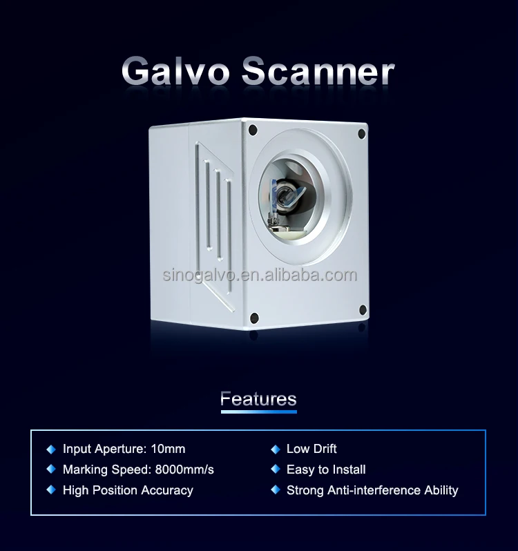 SINO-GALVO SG7110 Galvanometer Scanner for Laser Marking