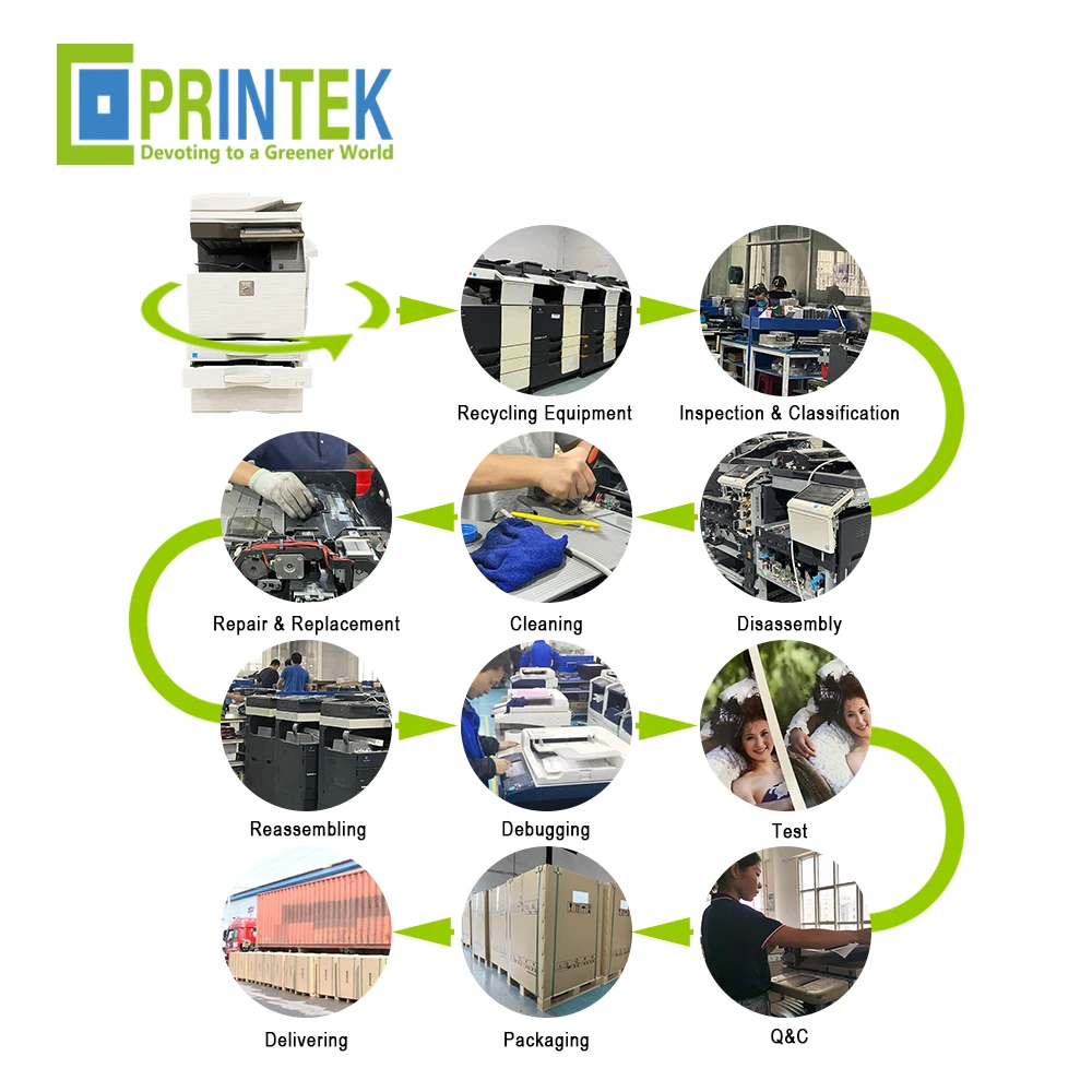 Refurbished Office Equipment - Sharp Laser Printers 654/754