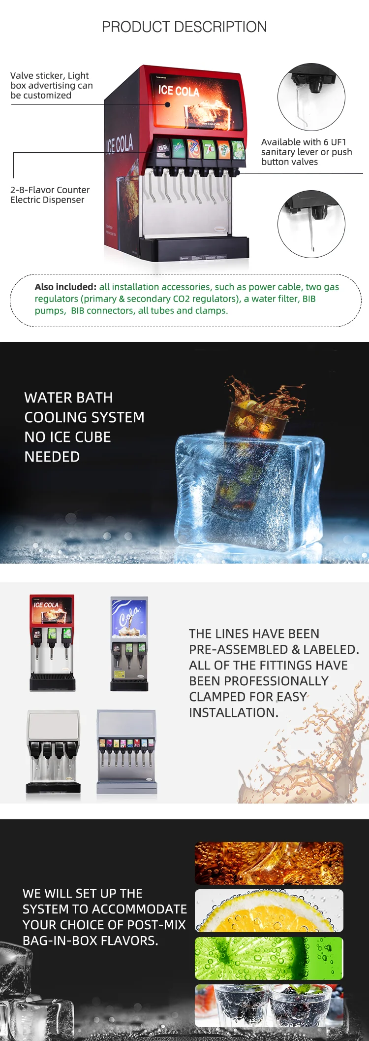 Soda Fountain Machine - Efficient Soft Drink Dispenser