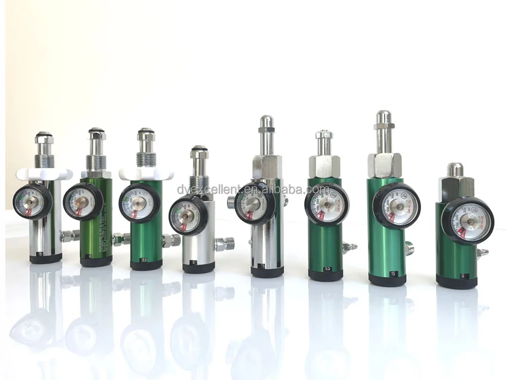 Mini Size Medical Oxygen Pressure Regulator Click Style Cga870 Flow 0 ...
