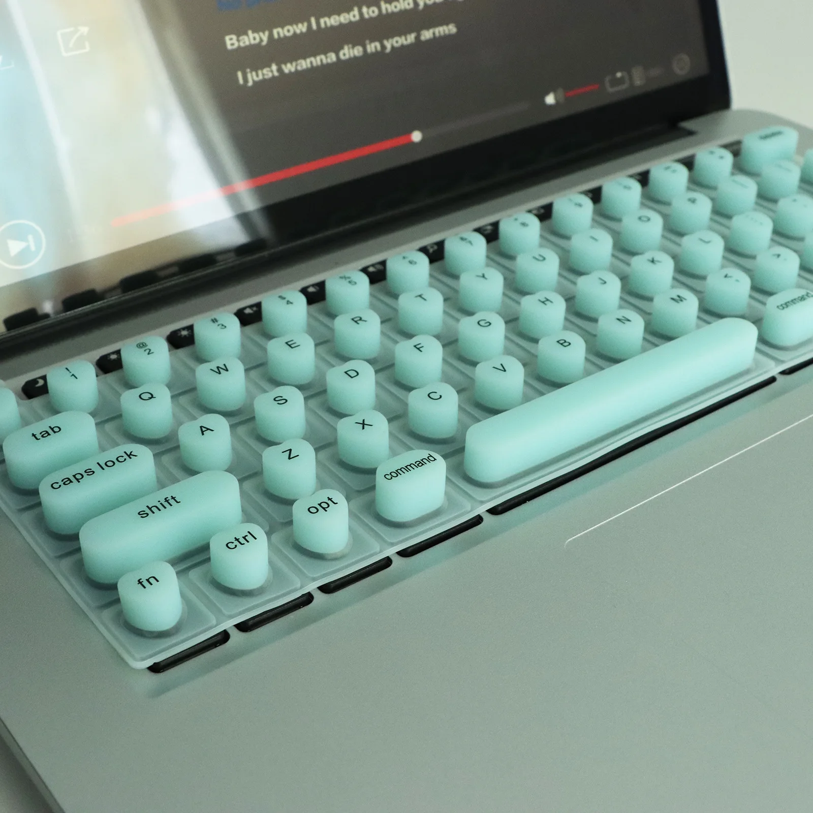 Enhance Typing with Raised Keyboard Film for Long Nails