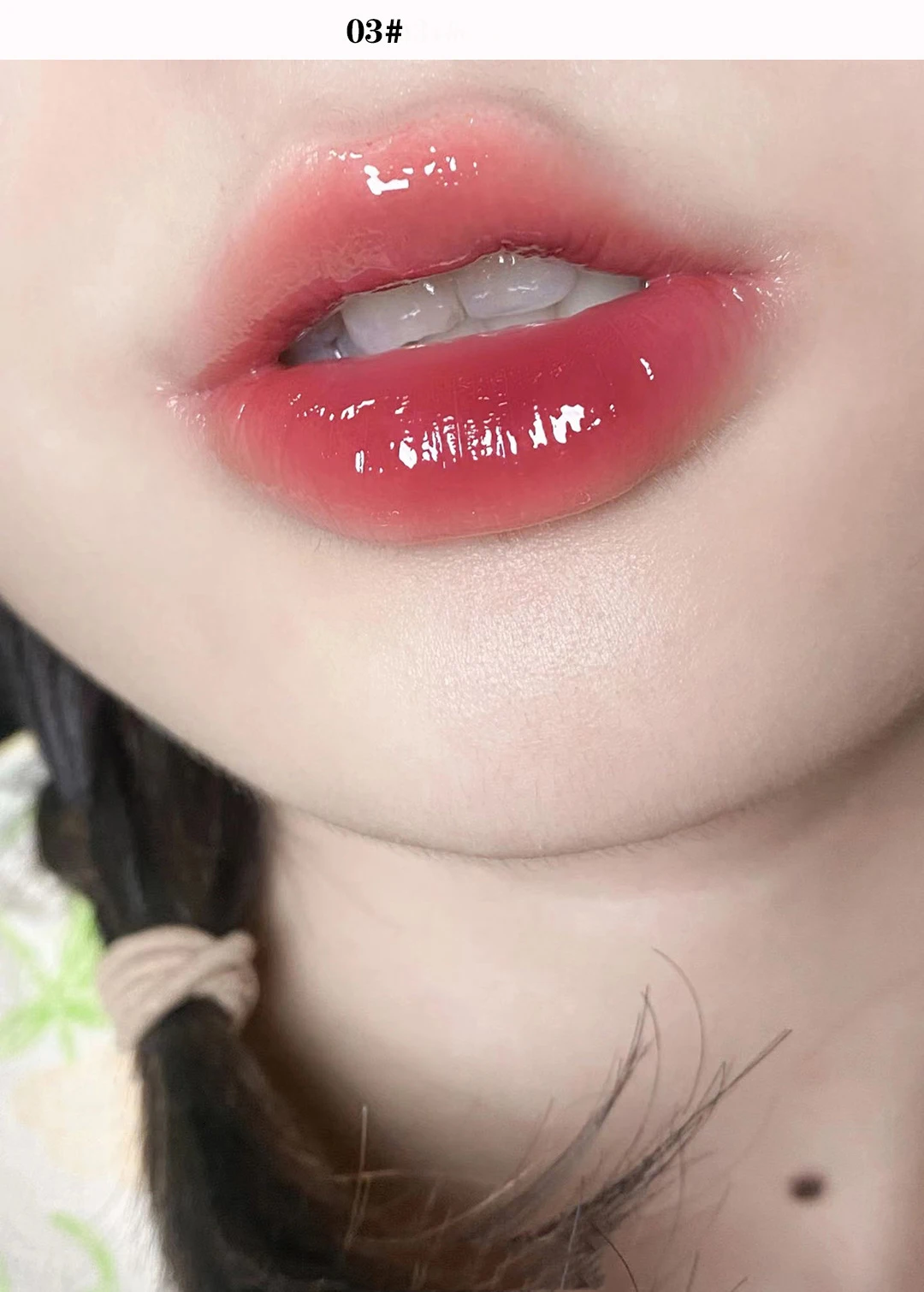 Triangular Transparent Tube Jelly Lip Glaze En Gros