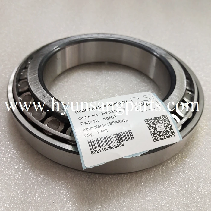 Hyunsang Excavator Mini Digger Parts Tapered Roller Bearing 68462 68712 ...
