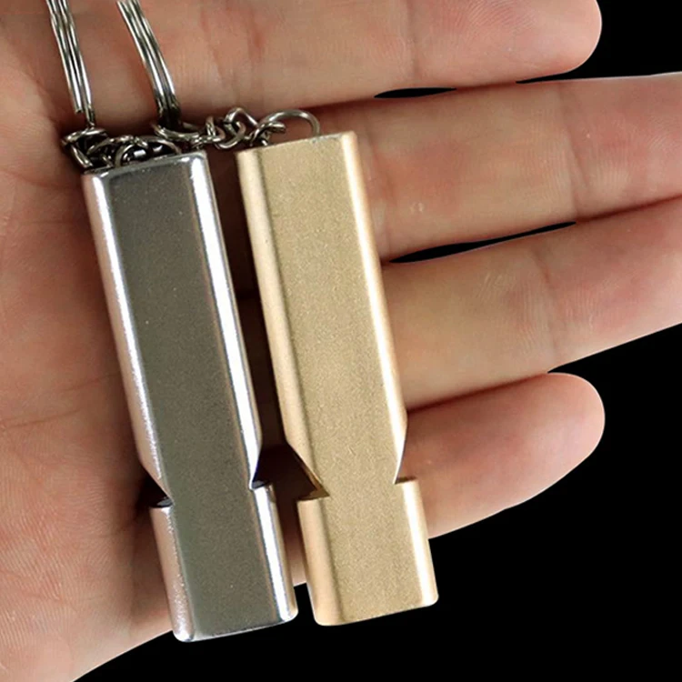 Blast Whistle - Emergency Survival Whistle Made of Aluminum Alloy