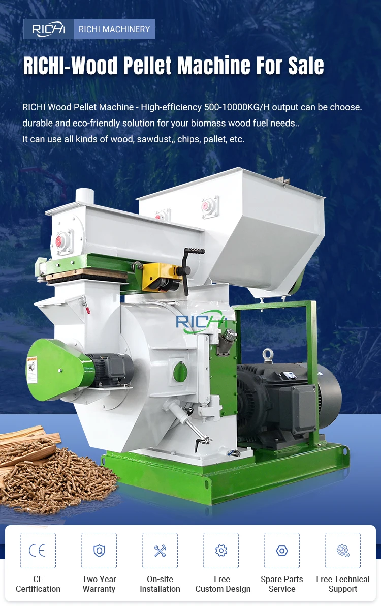 RICHI 1-5T/H Wood Sawdust Press Machine for Sale| Alibaba.com