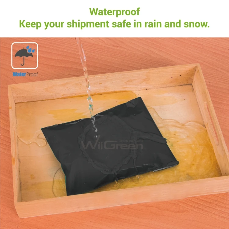 6x9 Inch Black Waterproof Envelopes Packaging Tear-proof Poly Mailers ...