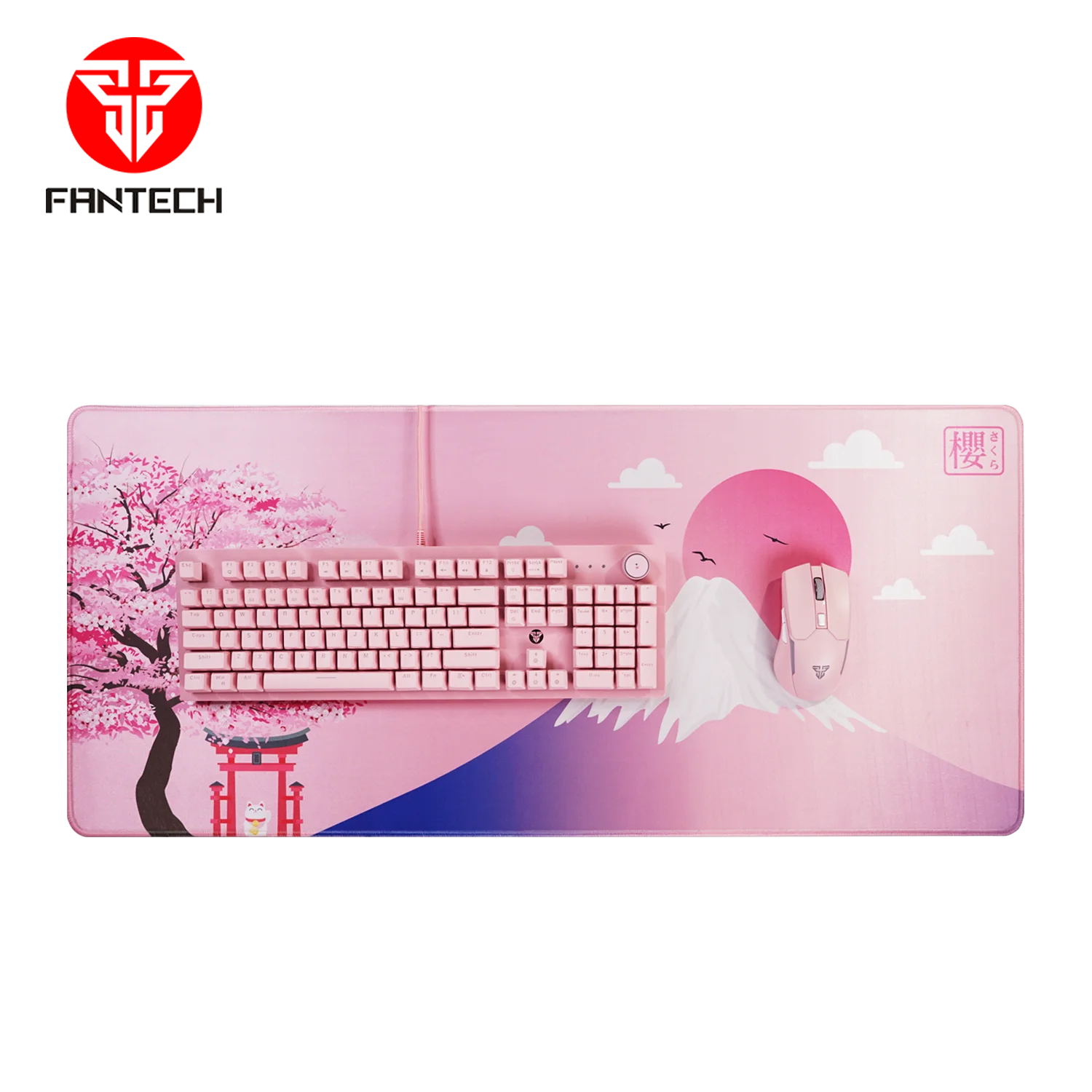 Fantech Ato Mp905 Sakura Gaming Mouse Pad Wholesale Liquid Resistant ...