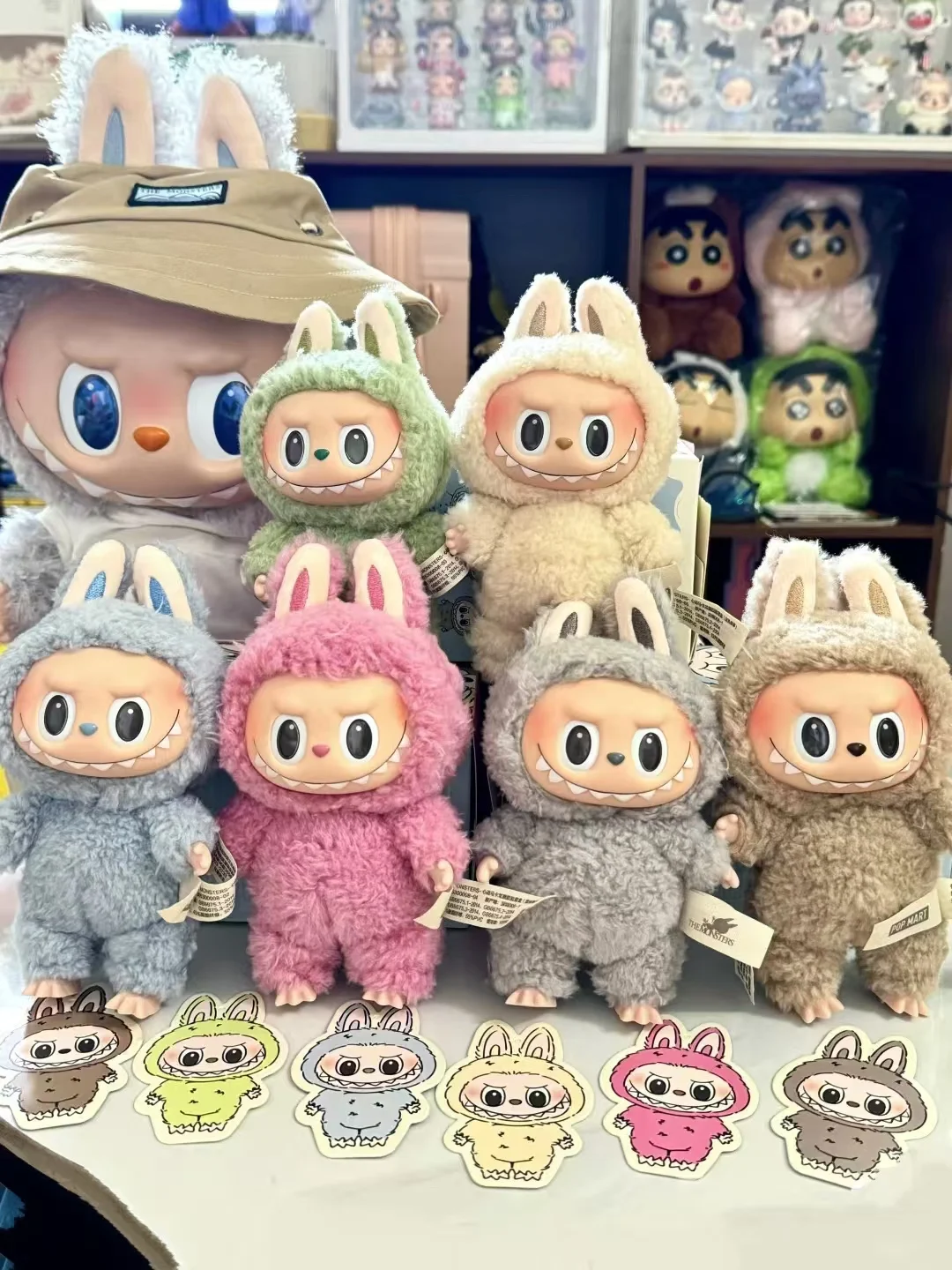 Cute Monsters Labubu Kid Toys - Mini Stuffed Anime Figures