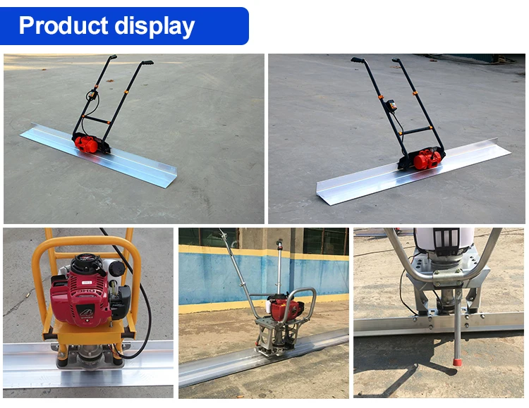 Cement Leveling Ruler Tools Concrete Floor Vibratory Screed Floor Road ...