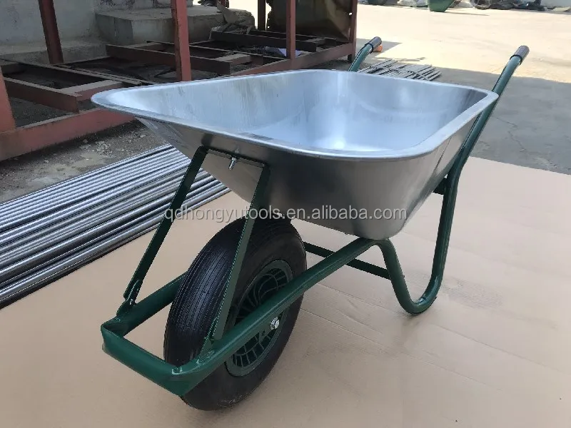 100 Litre Heavy Duty Galvanized Garden Wheelbarrow - Buy Garden ...