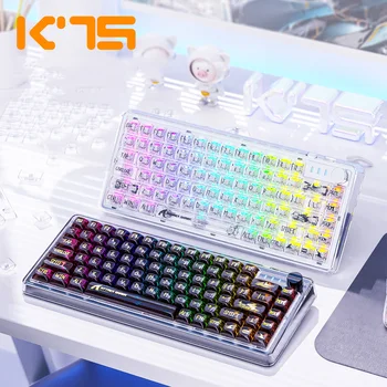 Attack Shark K75 Transparent Mechanical Keyboard Customized Wired Rgb ...