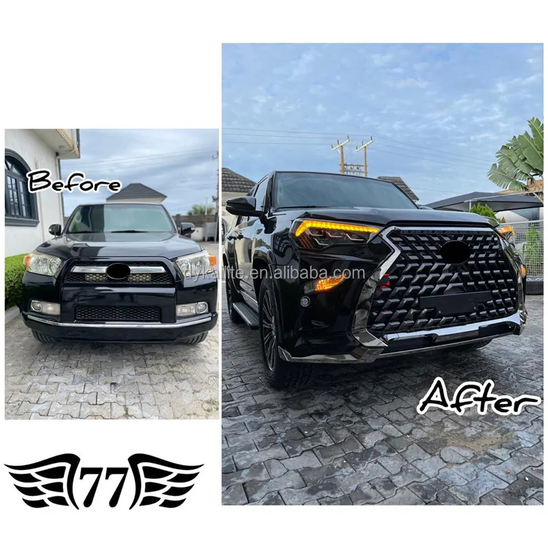 Klt Lx Style Body Kit Front Bumper Rear Bumper Grille For 4runner ...