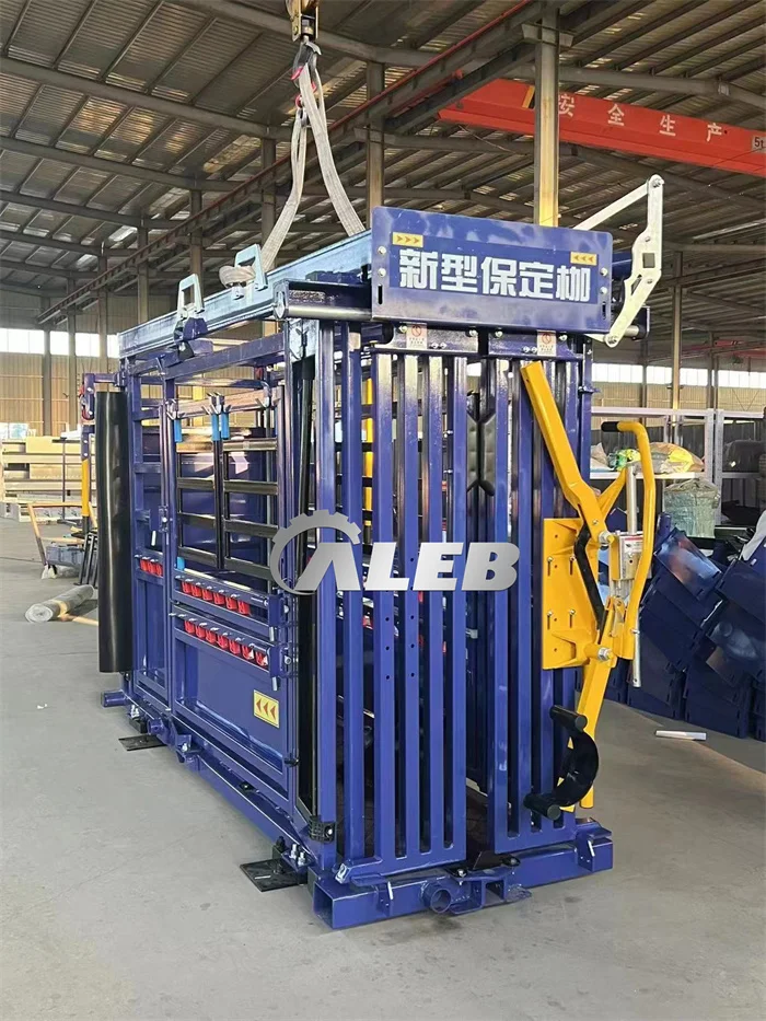 Cattle Squeeze Chute Stock Yard Cattle Handler - 1 Year Warranty