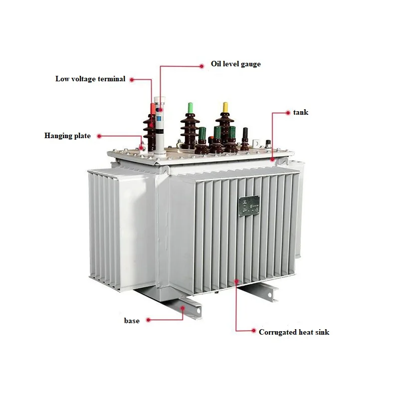 High Voltage Three-phase Oil-immersed Power Transformer HV Transformers ...