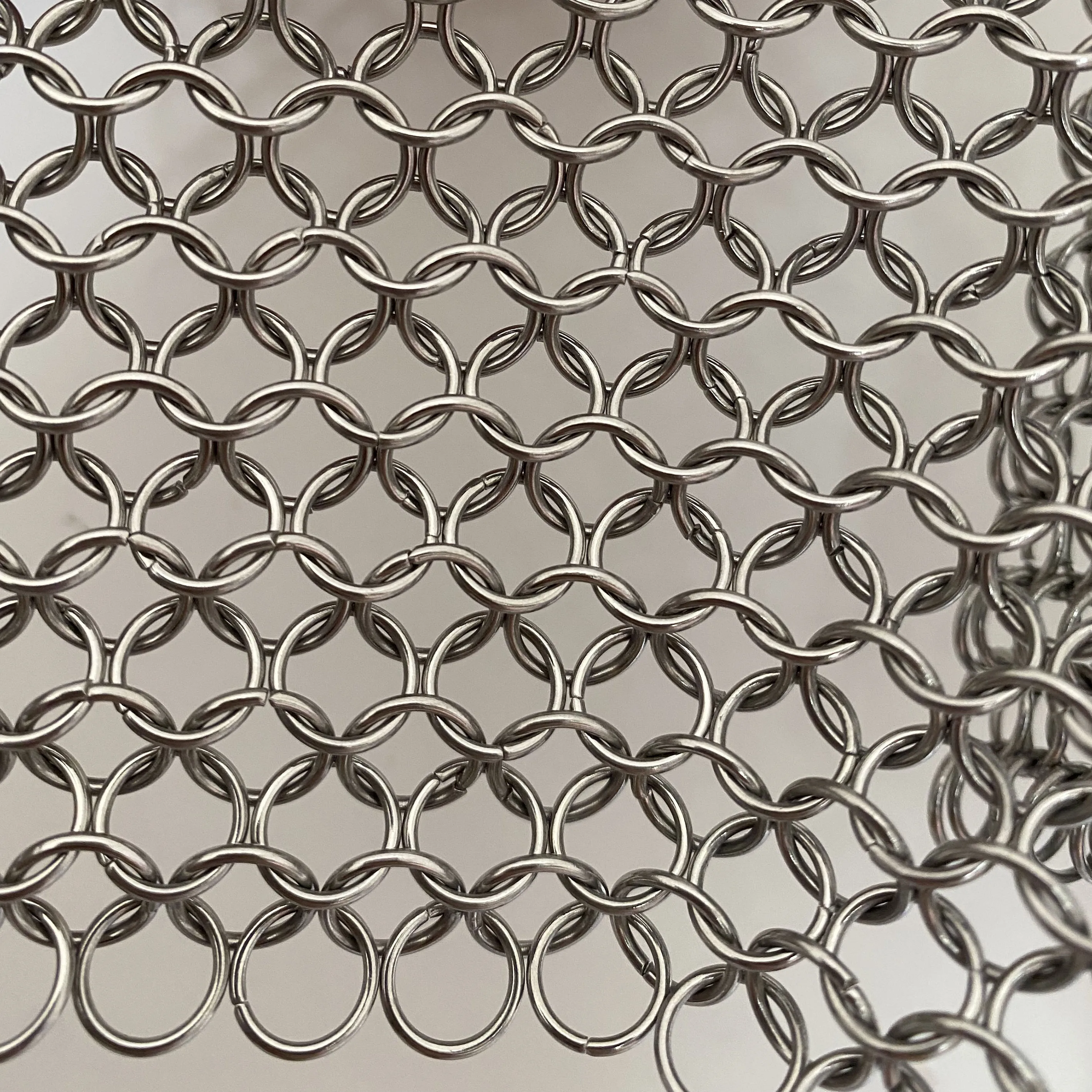 Stainless Ring Mesh Metal Chain Mail Wire Mesh Shower Curtain - Buy ...