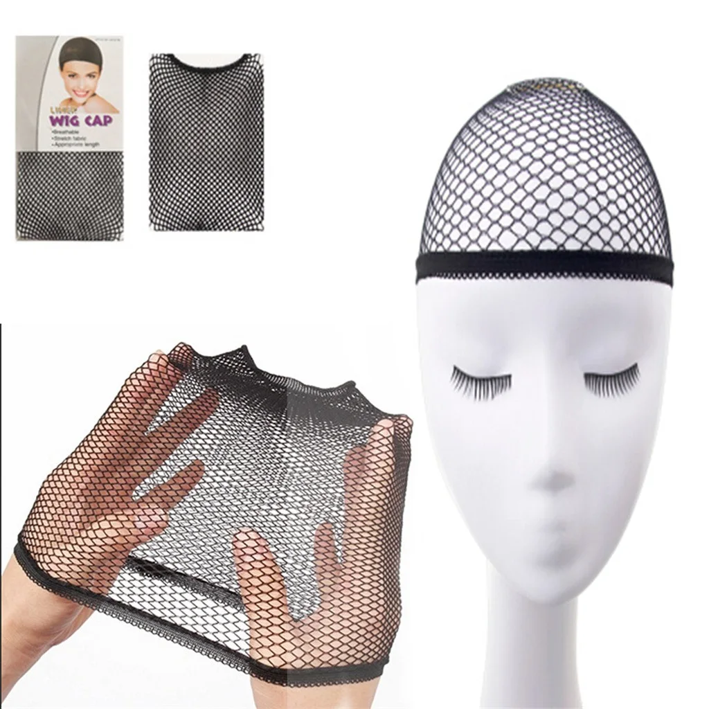 Top Sale 1 Pcs Hairnets Good Quality Mesh Weaving Black Wig Hair Net ...