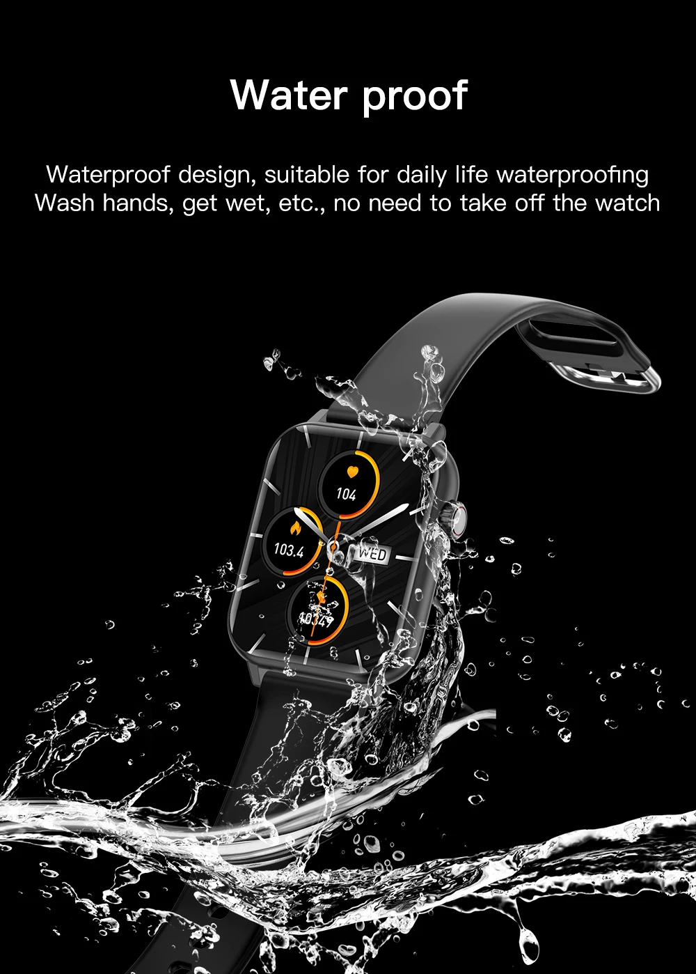 A60pro Smartwatch High Resolution Magnetic Charging Multi-health ...