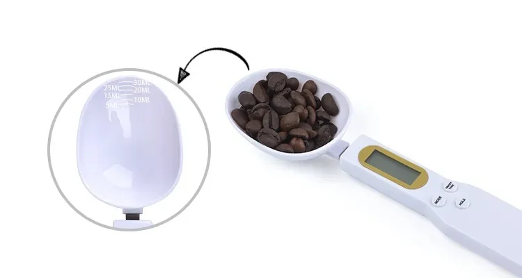 Digital Spoon Scale 500g 0.1g Electronic Kitchen Scale Spoon For ...