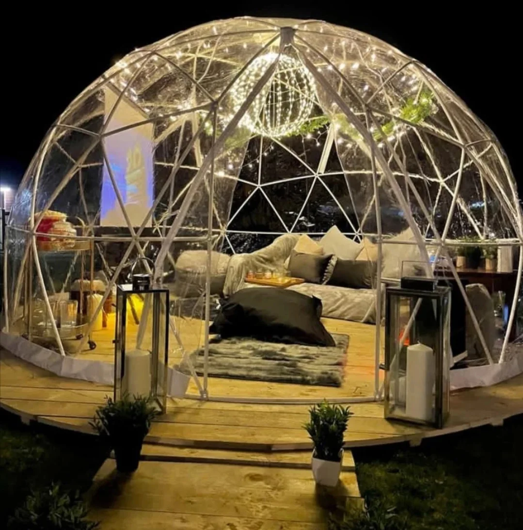 Garden Dome Igloo Tent,Outdoor Bubble Tent Dome,Transparent Igloo Dome For Garden Camping Patio ...