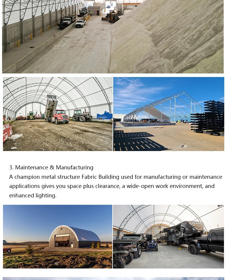 Original Tent Court Warehouse Tent Storage Galvanized Steel Pipe Shed ...