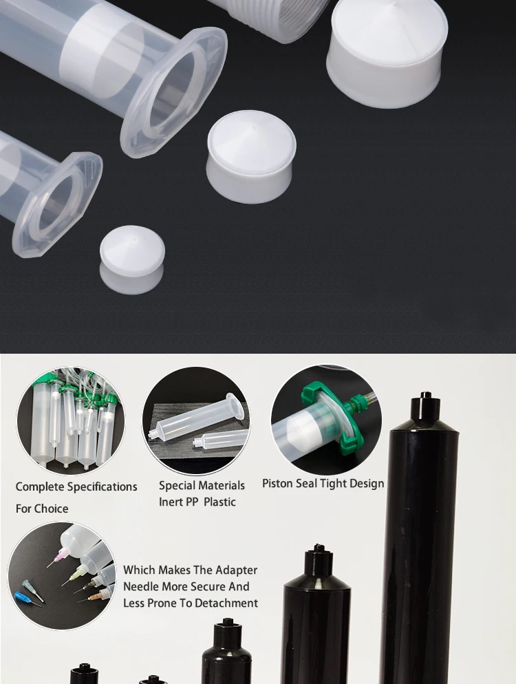3cc-55cc US Style Pneumatic Syringe Barrel - Industrial Dispensing