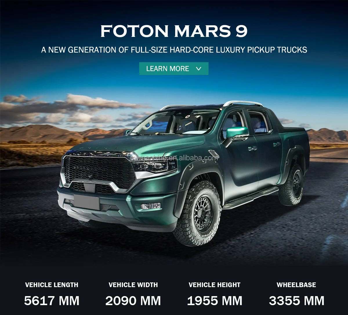 Foton Diesel 4x4 4x2 Pickup Truck - Luxury & Versatility