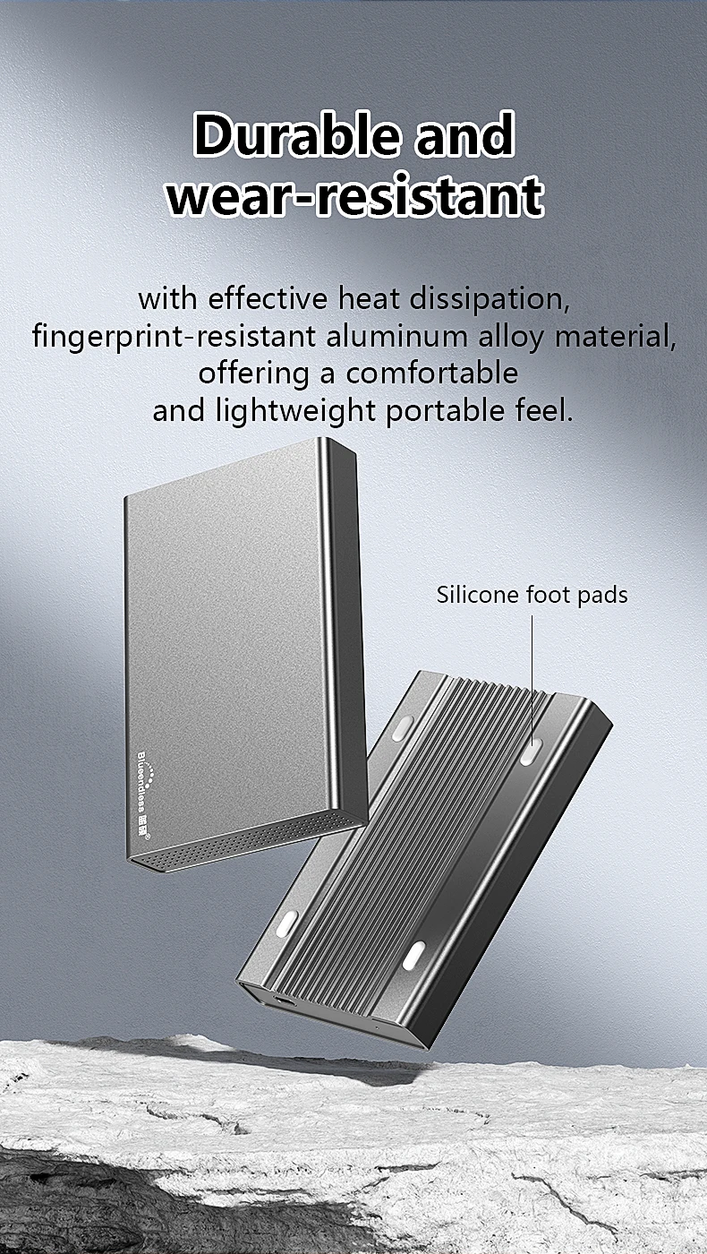 Usb C Aluminum 2.5 Inch Sata Hdd Enclosure - Max 4tb, Oem