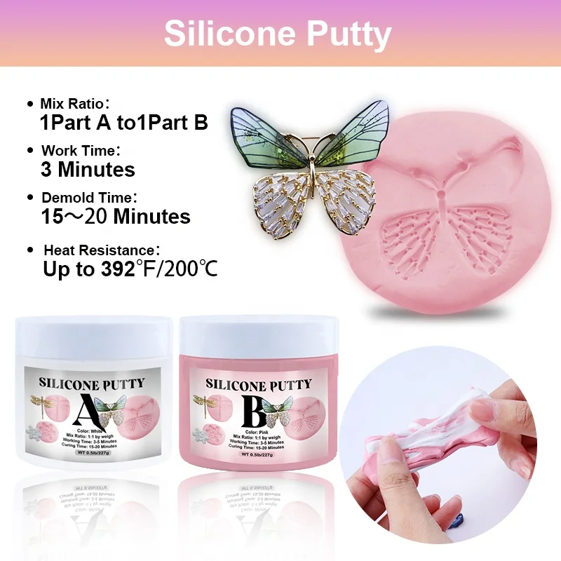 Timesrui Silicone Putty Easy1:1mixing Ratio Fast Cured Molding Silicone ...