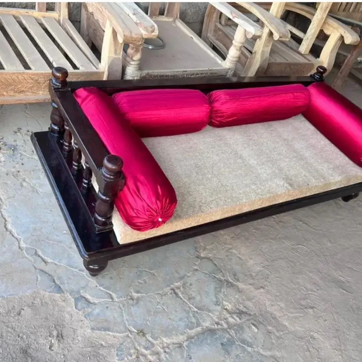 South Indian Traditional Sofa | Solid Wood Diwan \ Love Seat - Buy ...