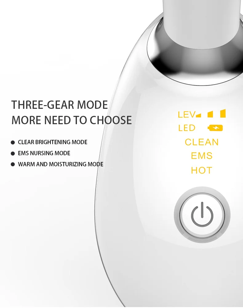 Neck Beauty Device Portable Ems Neck Massager Skin Tightening Led ...