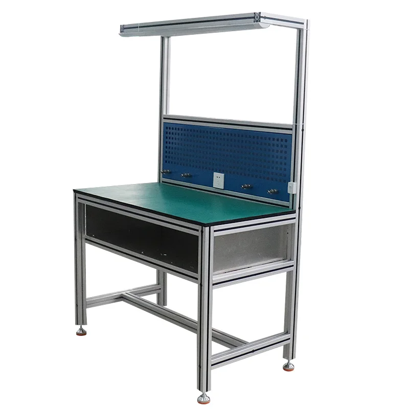Industrial Aluminum Profile Workbench Mechanics Work Bench Electronic ...