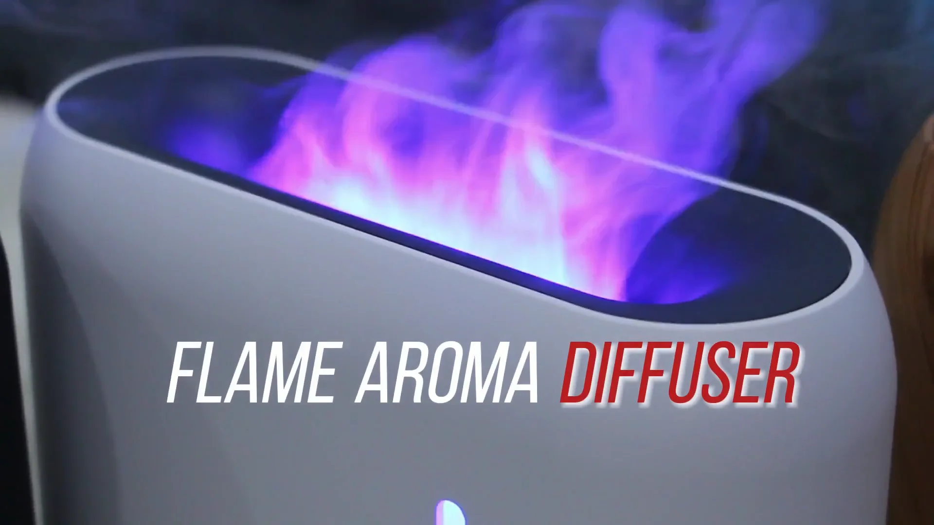 8 Color Led Usb Flame Essential Oil Aroma Ultrasonic Air Humidifier ...