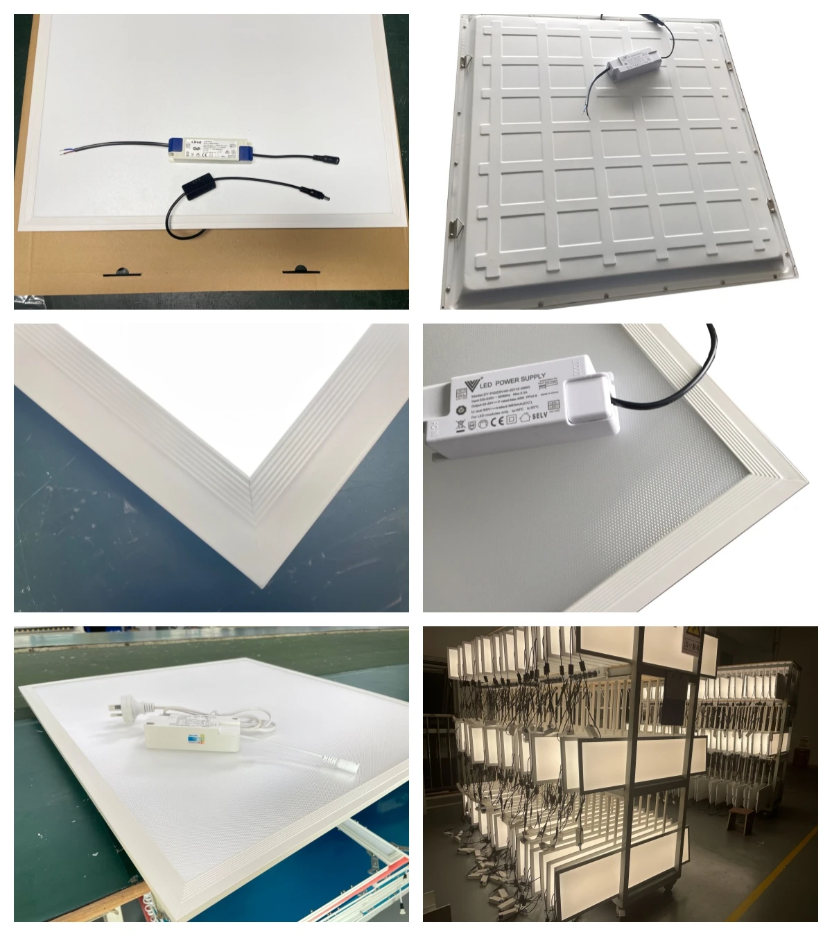 Banqcn Flat Backlit LED Panel Light - Efficient Office Lighting
