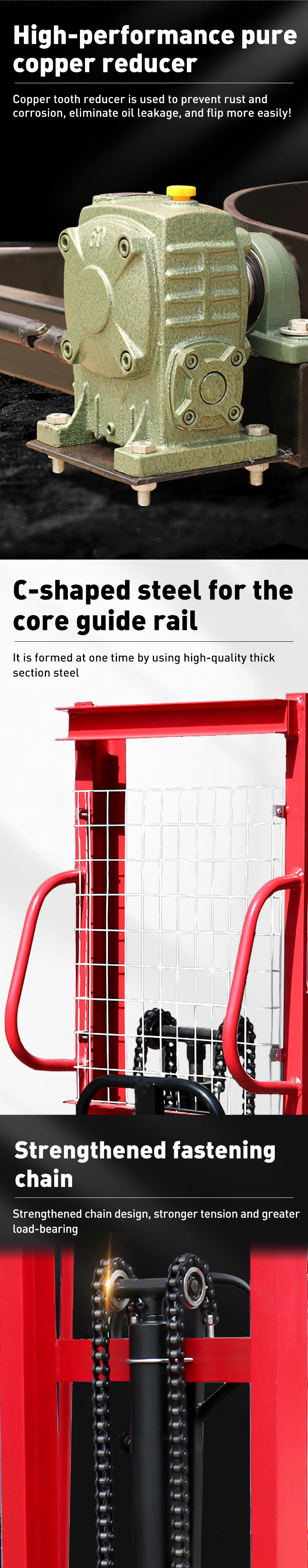 Mini Drum Pallet Stacker Porter Lifter Electric Oil Drum Mini Stacker ...