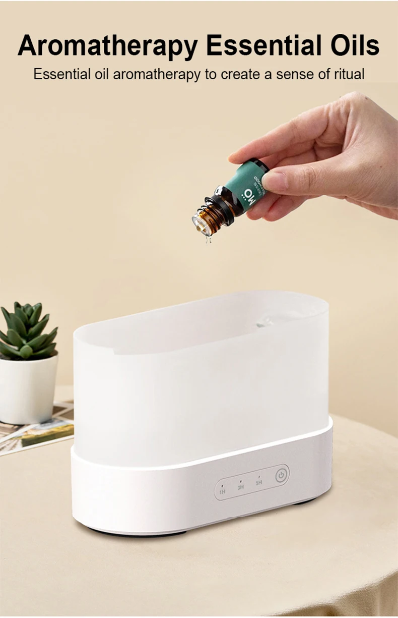 Flame Humidifier 250ml Fire Flame Humidifier Aroma Diffuser For Gifts ...