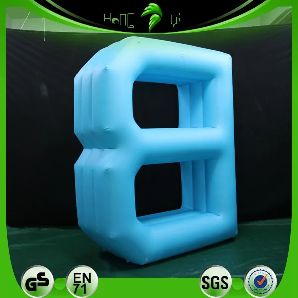 Custom Inflatable Capital Letter Balloons Giant Advertising PVC English ...